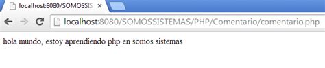Comentarios En Php Programación Php Parte 3 ~ Somos Sistemas