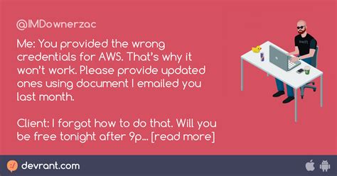 Client Logic Me You Provided The Wrong Credentials For Aws Thats