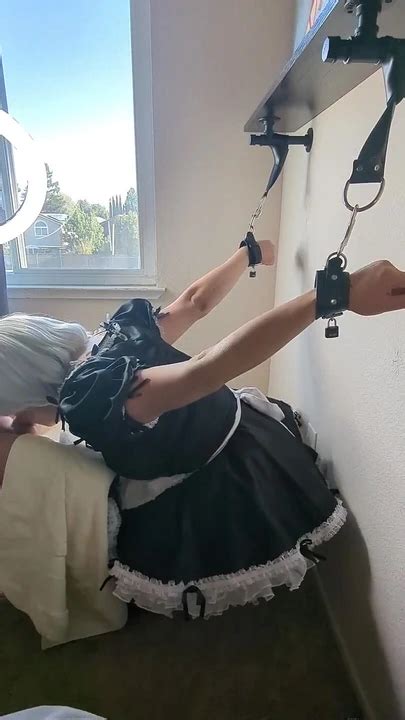 Sissy Maid Gets Dressed Cuffed And Locked And Rides Her Doll American