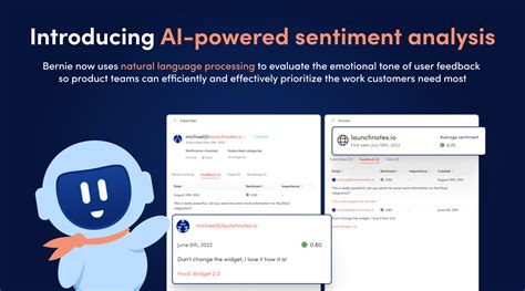 Product Updates Launchnotes Automated Sentiment Analysis