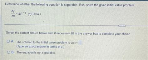 Solved Determine Whether The Following Equation Is Chegg