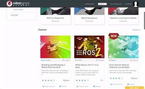 get help with robot ignite academy the construct