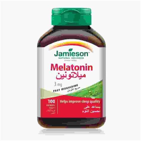 Jamieson Melatonin 3 Mg 100 Tablets