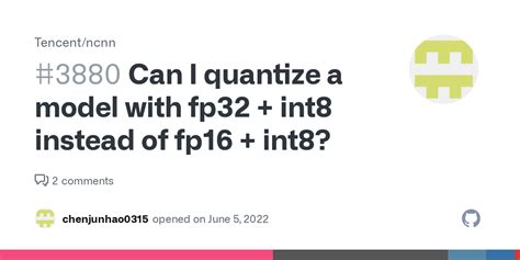 Can I Quantize A Model With Fp32 Int8 Instead Of Fp16 Int8 · Issue