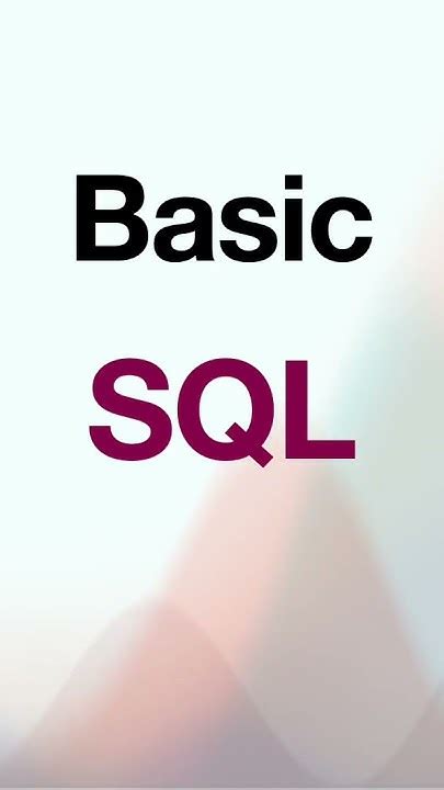 Sql Database Youtube