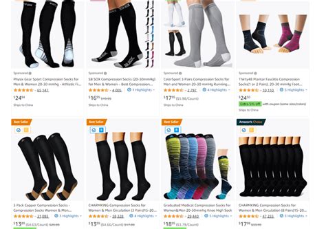 7 Types Of Compression Socks Mmhg Length And Material Guide