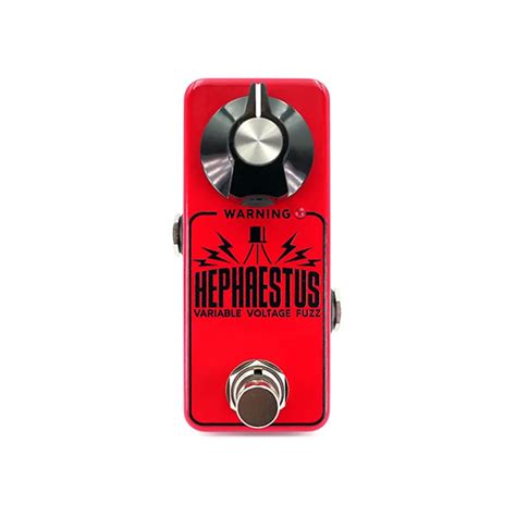 New Pedal Mythos Hephaestus Mini Variable Voltage Fuzz Delicious Audio