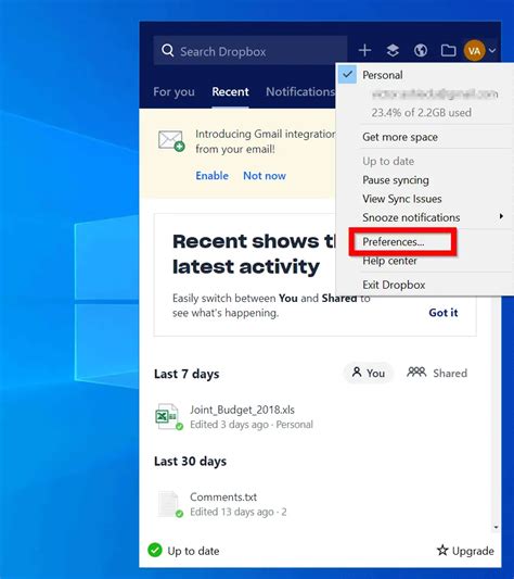 How To Stop Dropbox Notifications In Windows Itechguides