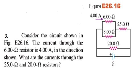 Solved Consider The Circuit Shown In Fig E26 16 The