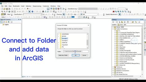 How To Connect To Folder Catalog And Add Data In ArcGIS YouTube