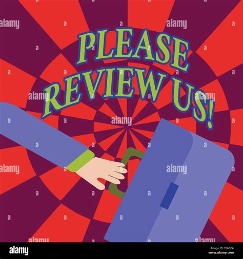 Word Writing Text Please Review Us Business Photo Showcasing Situation Or System Is Formal