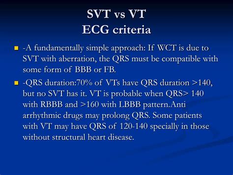 Ppt Differential Diagnosis Of Wide Qrs Complex Tachycardia Powerpoint
