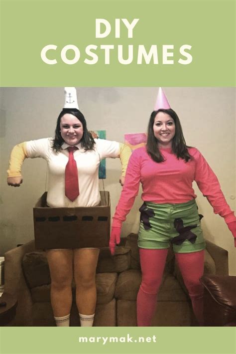 Spongebob And Patrick Costumes Diy Diy Home Renovation Ideas