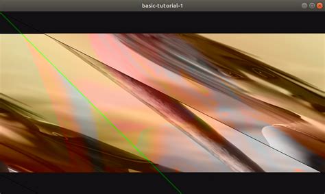C Gstreamer Tutorial Gives Distorted Warped Video Stack Overflow