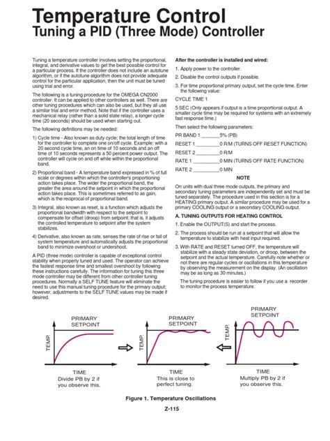 Tuning Of Pid Control Theory Flow Measurement Free 30 Day Trial Scribd