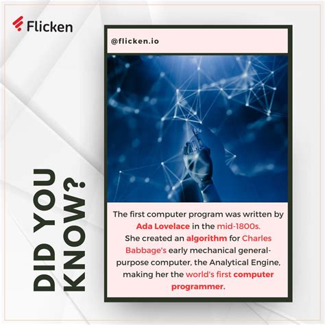 Flicken On Linkedin Computerprogramming Techhistory Newfact Knowledge Flicken