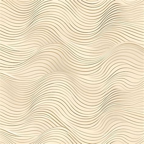 Premium Vector Seamless Tile Pattern Of Dynamic Wave Shapes On A Light Taupe Background