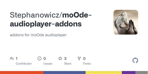 Github Stephanowicz Moode Audioplayer Addons Addons For Moode Audioplayer