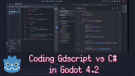 Coding C Vs Gdscript In Godot 4 ~ Example Differences Advantages