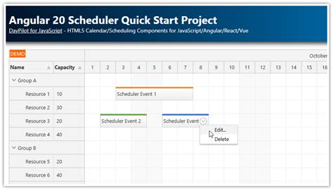 Daypilot Pro For Javascript 202526502 Daypilot For Javascript Calendar Scheduler And