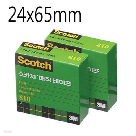 3m 스카치 매직테이프 리필 810 24mmx65m 예스24