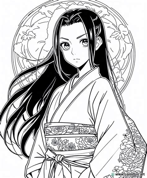 Coloriage De Nezuko Dans Demon Slayer T L Charger Ou Imprimer Gratuitement