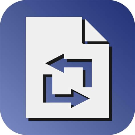 Data Synchronization Vector Glyph Gradient Background Icon For Personal