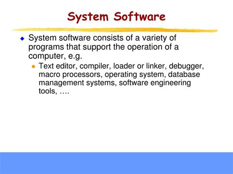Ppt System Software And Machine Architecture Powerpoint Presentation