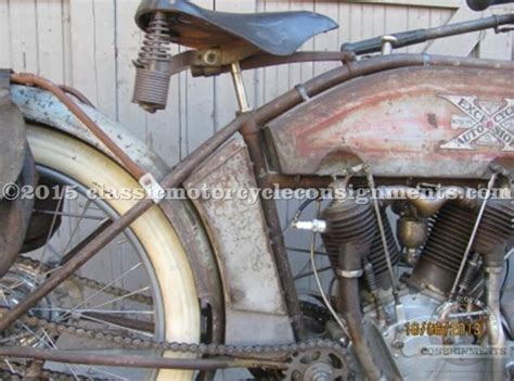 1914 Excelsior Twin Cylinder Two Speed Model Ts Vintage Motorcycle