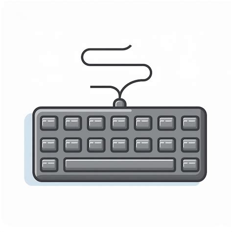 Keyboard Icon Premium Ai Generated Vector
