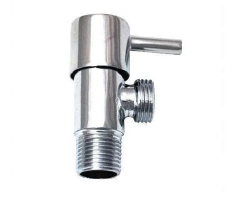 Silver Industrial 10 Cm Brass Polished Angle Valve At Best Price In