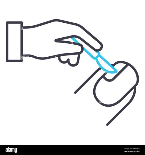 Nail Surgery Onychectomy Onychomycosis Vector Icon Ingrown Toenail