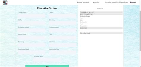 github rizul2108 react resume builder this is a web app created
