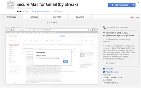 How To Send Encrypted Mails In Google Chrome In