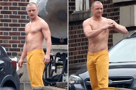 Fans Swoon As Shaven Scots Hunk James Mcavoy Sizzles While Baring