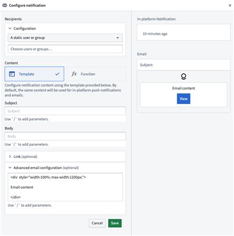 Email Notification Html Width Setting Ask The Community Palantir