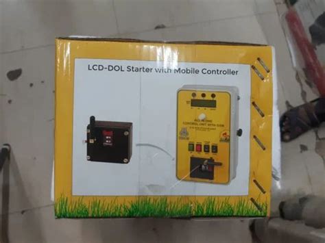 Single Phase LCD Mobile Controlled DOL Starter Voltage 220V At 6900