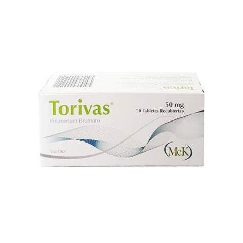 Torivas Bromuro De Pinaverio 50mg X 10 Tabletas Mck Farmadon La