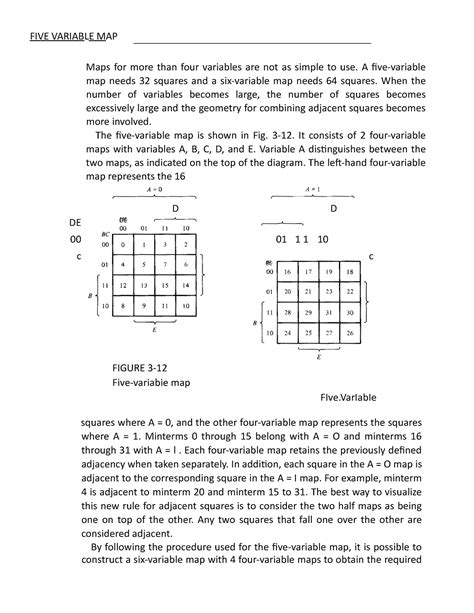 Five Variable Map Five Variable Map Maps For More Than Four Variables