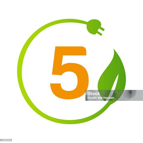 편지 5 녹색 에너지 전기 플러그 로고 템플릿 전기 플러그 사인 개념 에코 그린 리프 벡터 기호 0명에 대한 스톡 벡터 아트 및 기타 이미지 Istock
