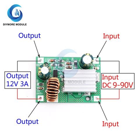 Dc 9v 12v 24v 36v 48v 72v 120v To 5v 12v 3a Step Down Module Power Supply Dc Dc Non Isolated