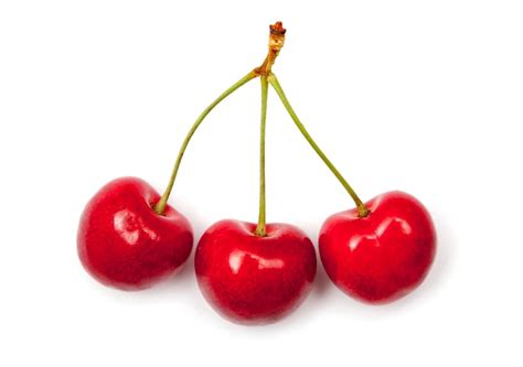 Premium Photo Three Sweet Cherry