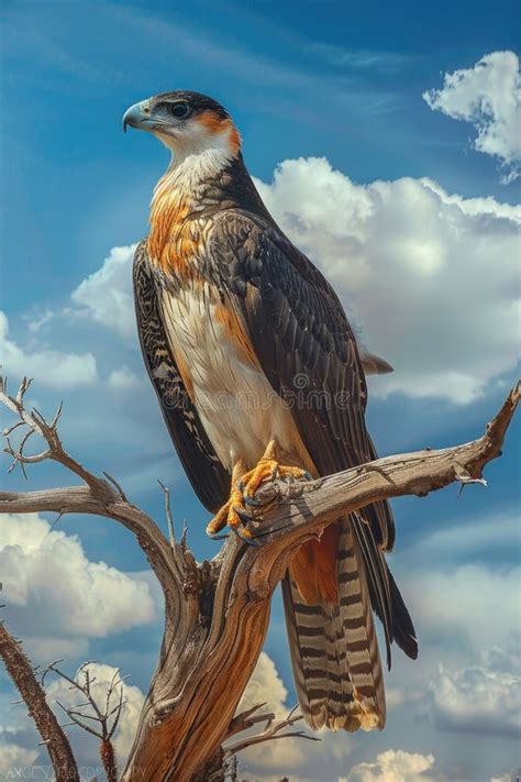 A Large Bird Sitting On A Tree Branch Stock Image Image Of Branch Twig 336864499