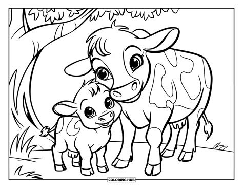 170 Desenhos De Vaca Para Colorir Para Crianças E Adultos Pdfs Gratuitos Para Imprimir
