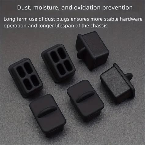 광 포트 먼지 플러그 Sfp 기가비트 광섬유 인터페이스 스위치 네트워크 장비 보호 커버 실리콘 플러그 씰링 플러그 Temu