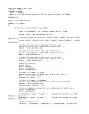 Paint Java Program Name Paint Java Author Xxxxxxx Class CSC110