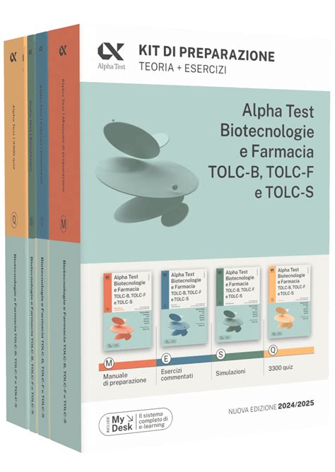 Alpha Test Biotecnologie E Farmacia Tolc B Tolc F E Tolc S Manuale Di Preparazione Libro Di