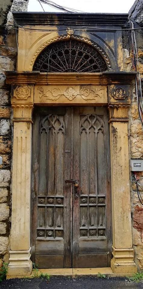 Lebanon Wadi Al Shahrour Old Doors Doors Wadi