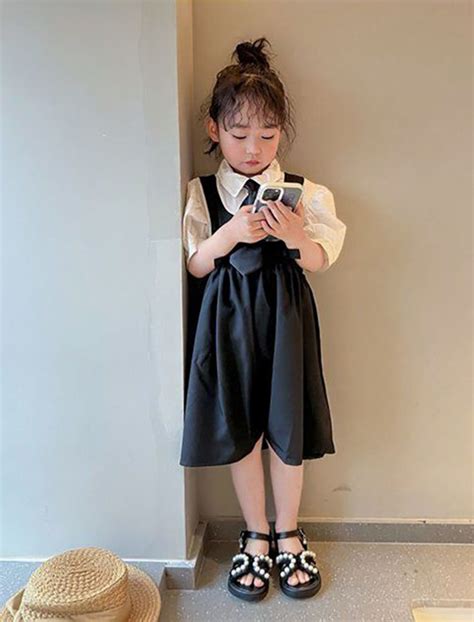 티몬 글로벌 홀세일 여름 소녀 블랙 방수 미끄럼 방지 샌들 미색 어린이 해변 진주 스트랩 샌들 유아동패션