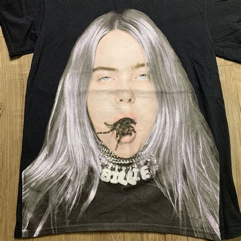 Billie Eilish Trancula Spider In Mouth Band Shirt Siz Gem